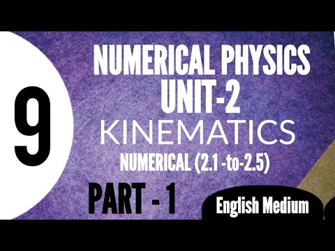 Chapter-2-Numerical| Class-9-Physics | Part-1 |English Medium ...