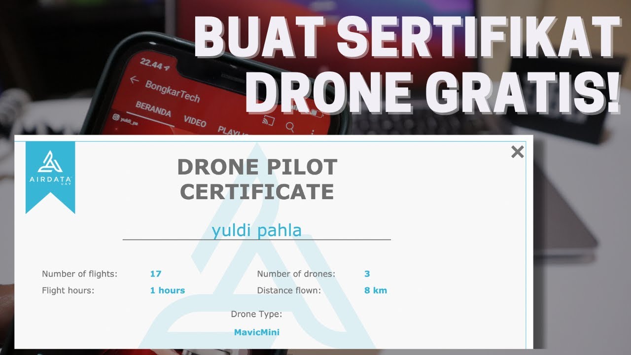 Sertifikat gratis untuk pilot drone - YouTube