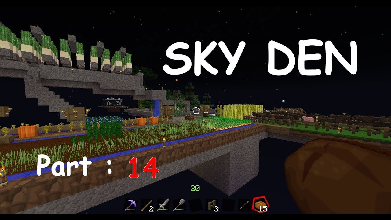 Minecraft - Sky Den - Part 14 - Seed realisation - YouTube