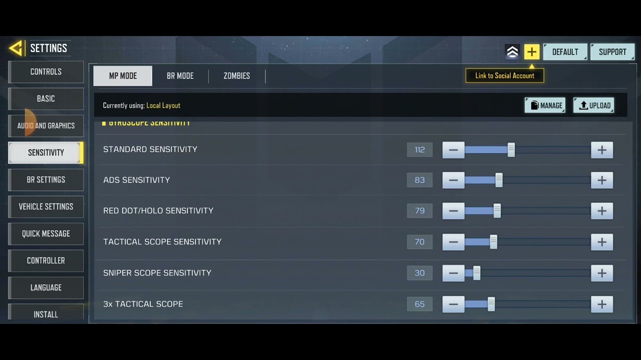 New Gyroscope Settings CODM Season 1 - YouTube