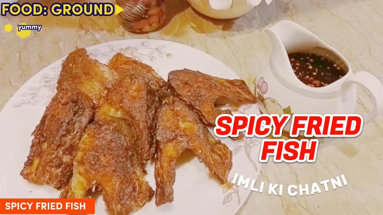 Mazedar Spicy Fried Fish Recipe of the Day | food Groud - YouTube