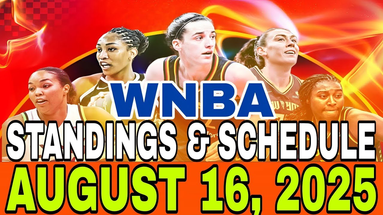 🔴 WNBA STANDINGS TODAY | AUGUST 14, 2025 | WNBA GAMES SCHEDULE AUGUST ...