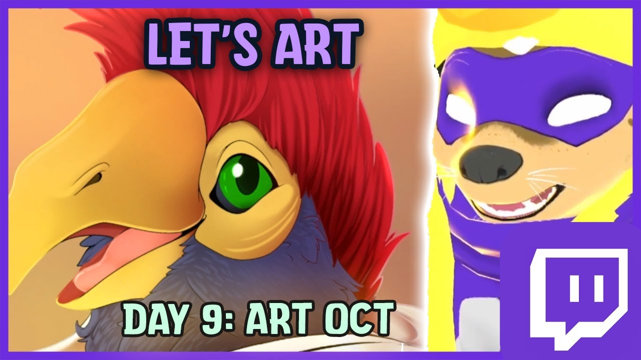 Exhausted and Irritable | Art Octoberr: Day 9 | Twitch VOD 2024 - YouTube