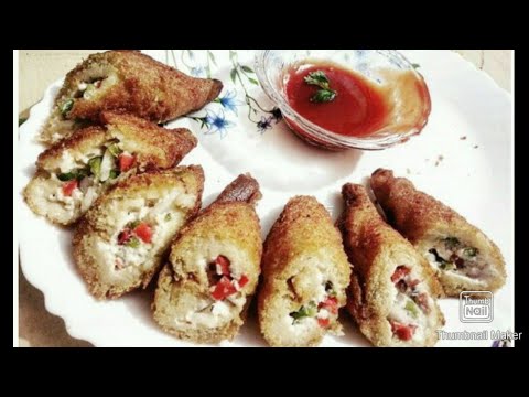 Dahi ke sholay, Dahi kabab, Dahi cutlets, Bread curd fire rolls - YouTube