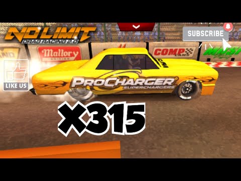 X315 ⭐NO LIMIT DRAG RACING 2.0 🤔 CHEVROLET MALIBU BIG BLOCK PROCHARGER ...