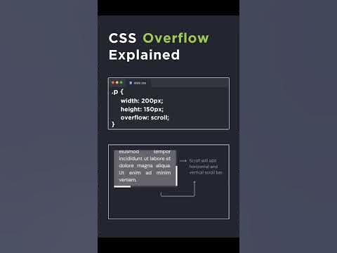 Entender la propiedad Overflow con CSS 🔥🔥🔥 - YouTube