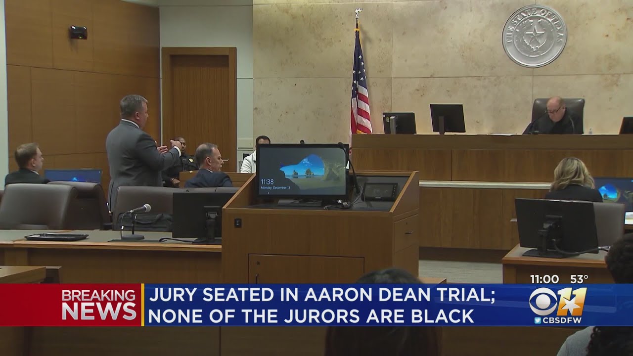Jury seated in Aaron Dean murder trial - YouTube