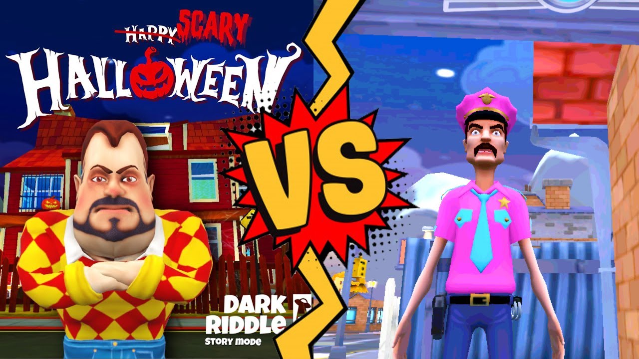 Dark Riddle Halloween vs Dark Riddle 2 Story Game play - YouTube