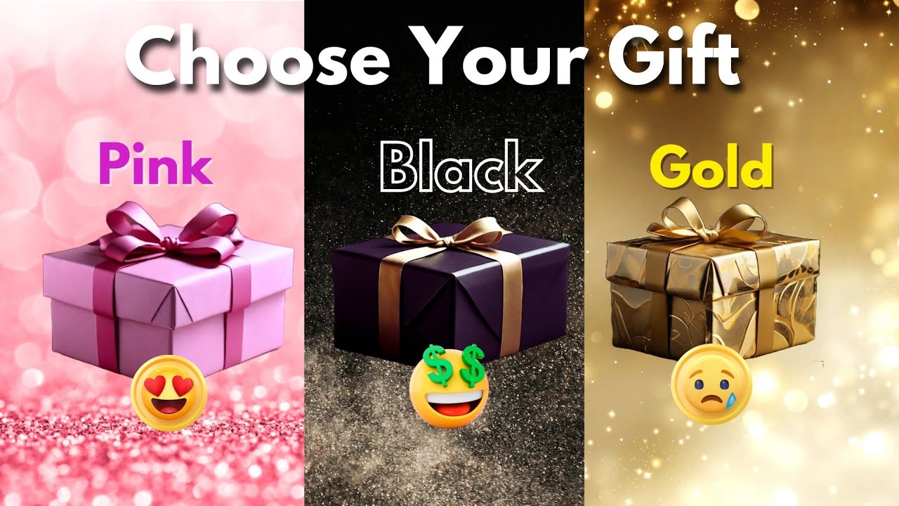 Choose Your Gift | Pink, Black, And Gold Box Challenge {Choose Your ...
