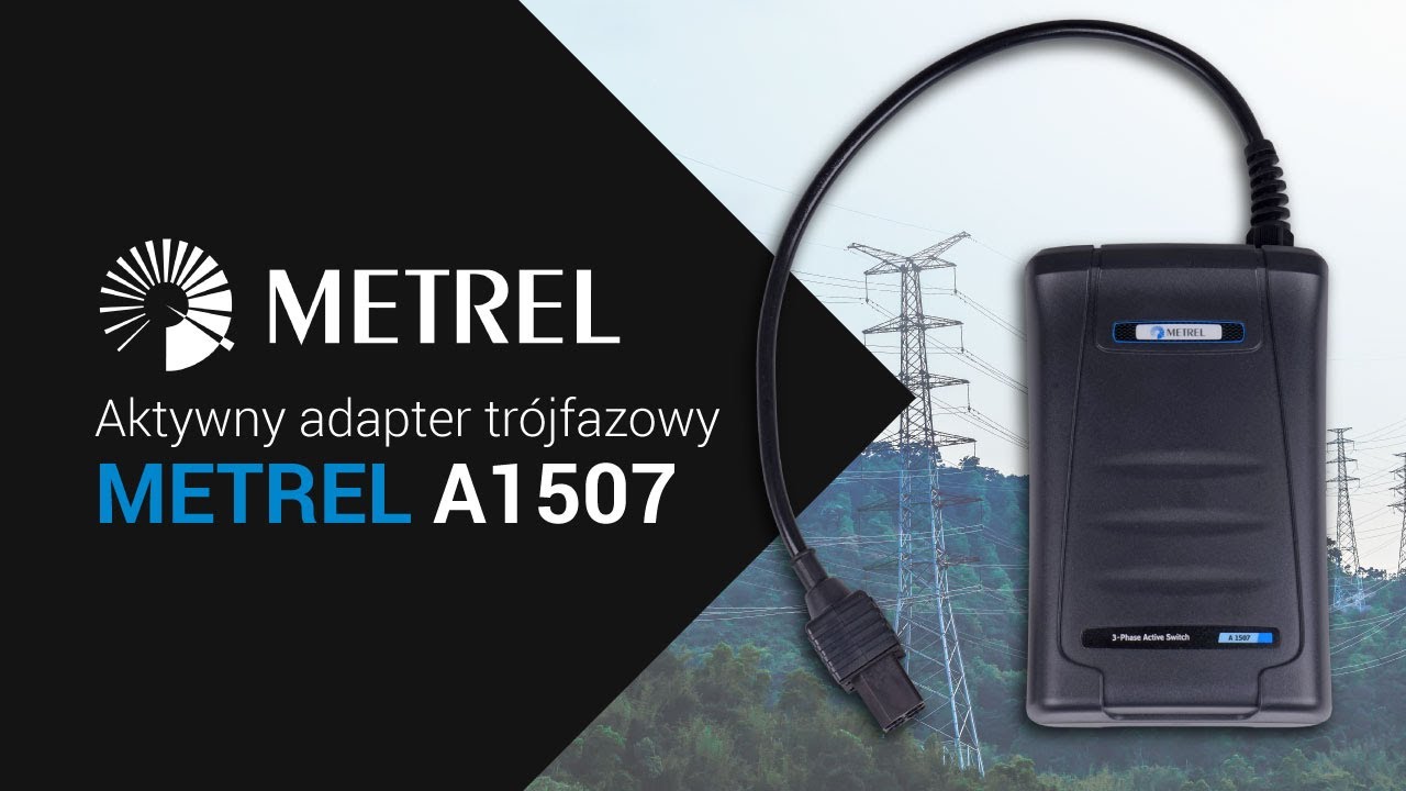 Metrel A1507 Aktywny adapter trójfazowy - YouTube