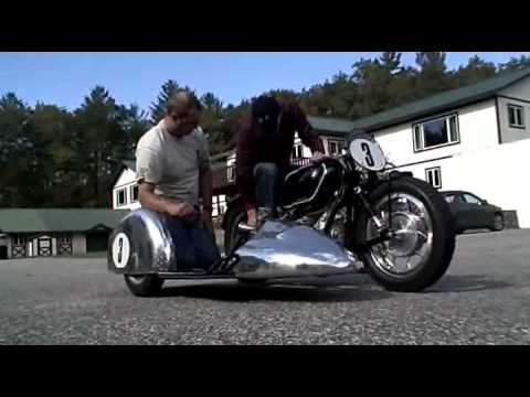BMW Rennsport sidecar - YouTube