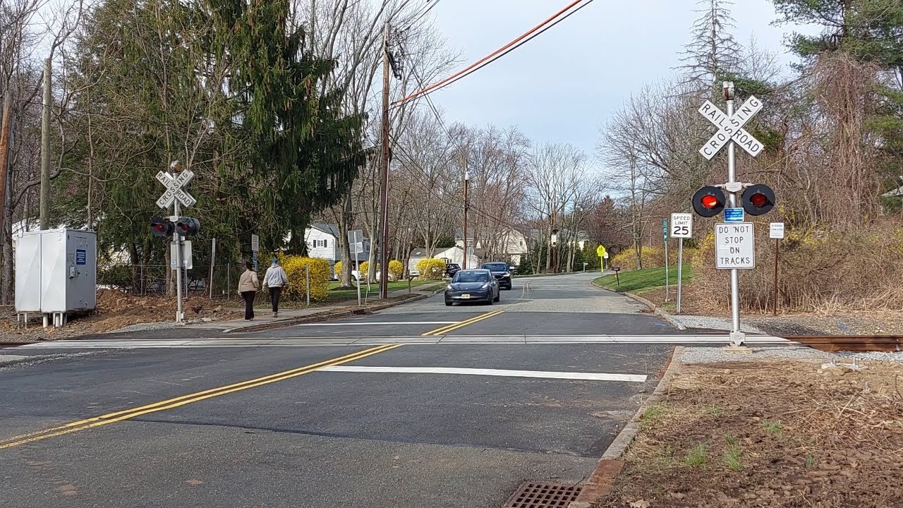 Old Mill Road level crossing tour and activation of old signals - YouTube
