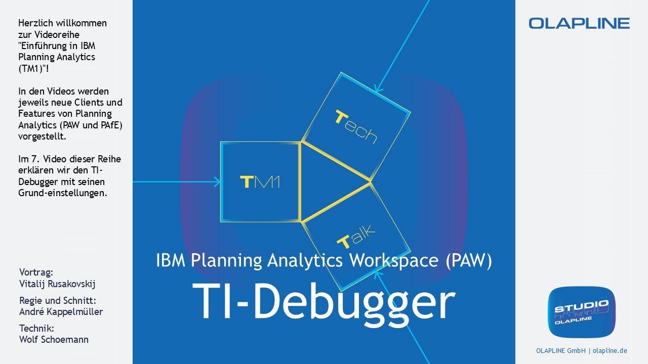 Planning Analytics Workspace (PAW) - 07. TI-Debugger - YouTube