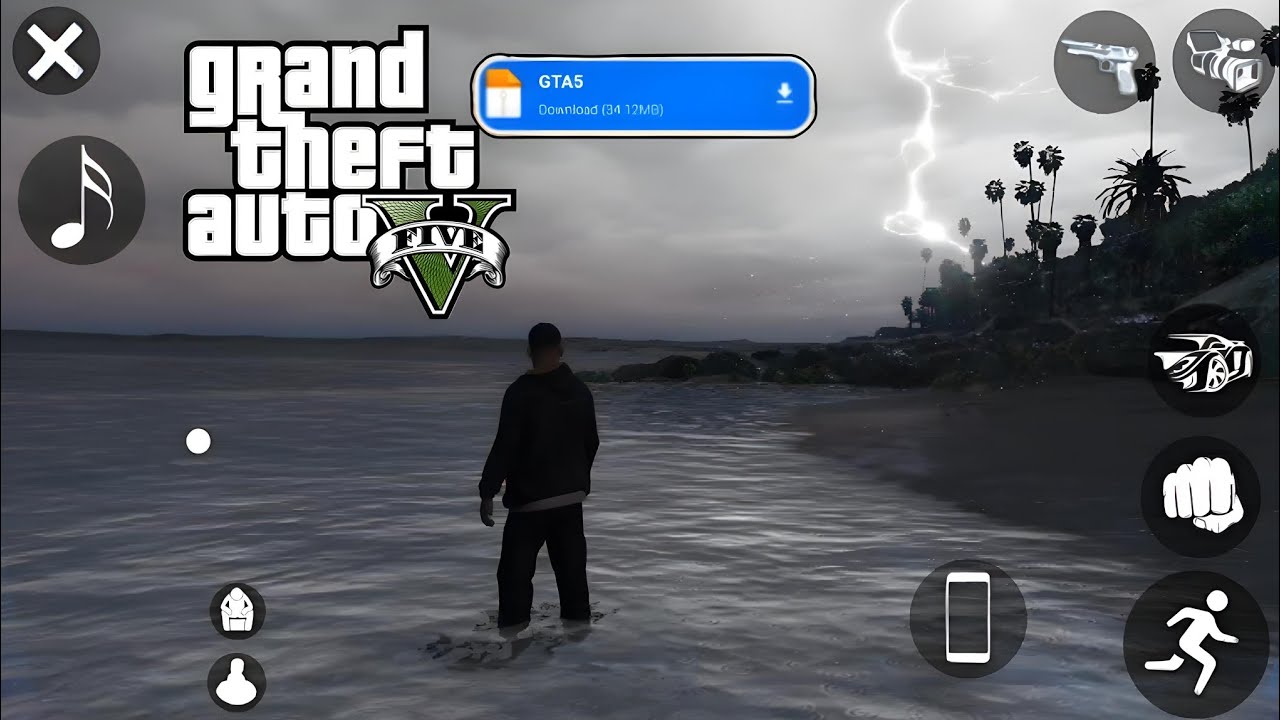 GTA 5 Android On Mobile Skip Verification Gameplay + GTA 5 Mobile & GTA ...