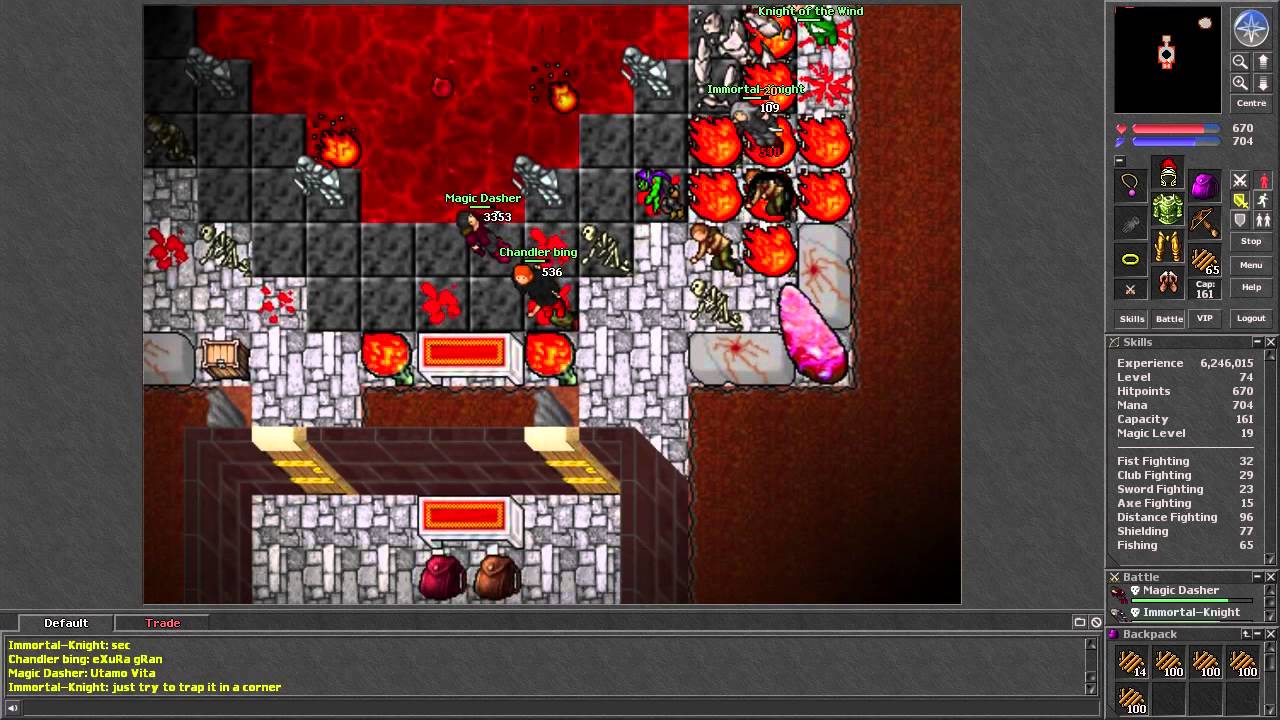 Tibia [7.3] Vampire Shield Quest - YouTube