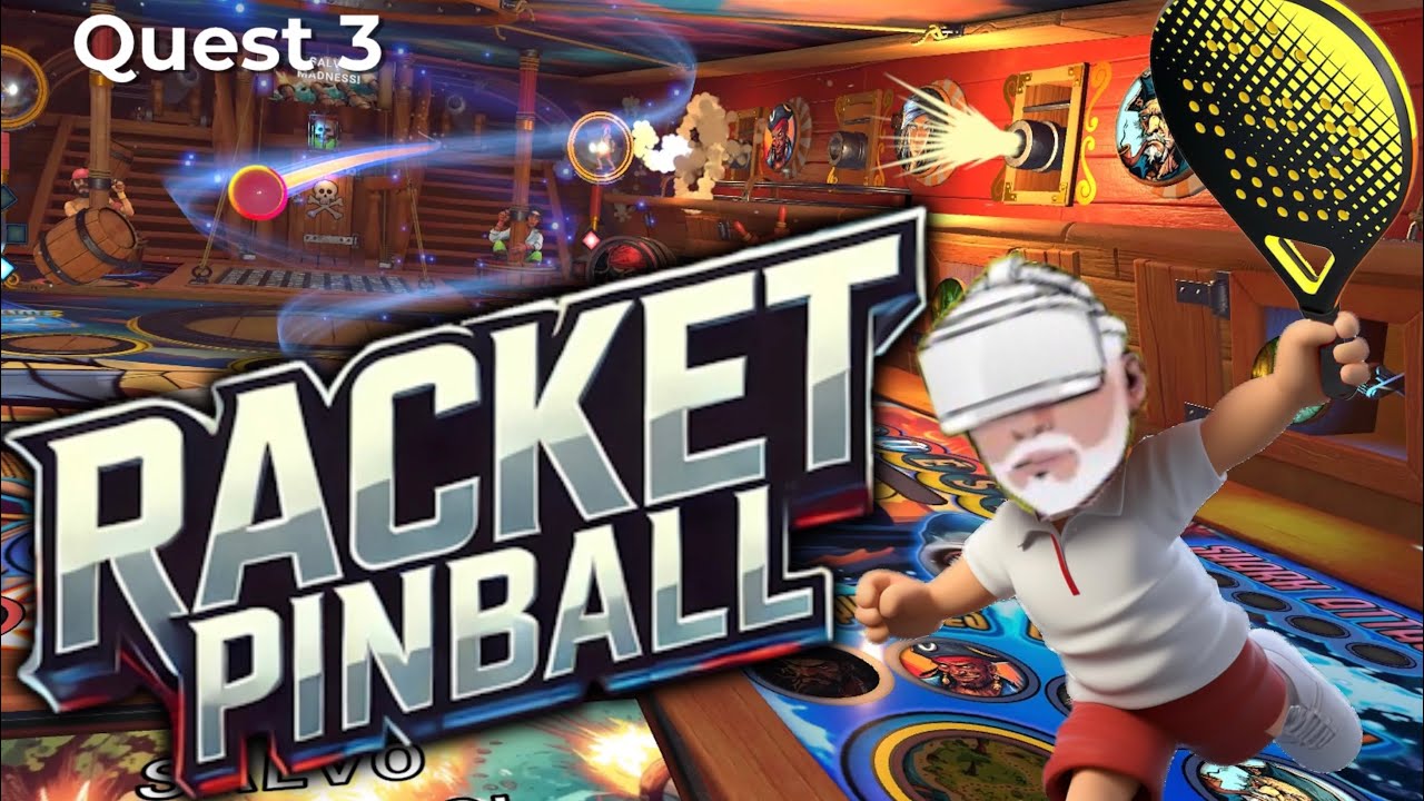 Racket Pinball | Meta Quest 3 | Pirates Space Pinball sound like a B ...