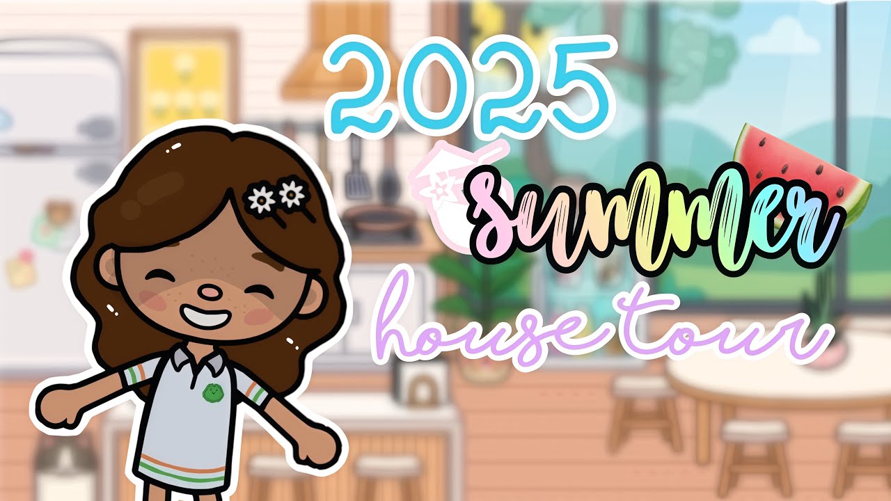 2025 Summer House Tour! 🥥🫐💗 || Toca Life World 🐾🌍 - YouTube
