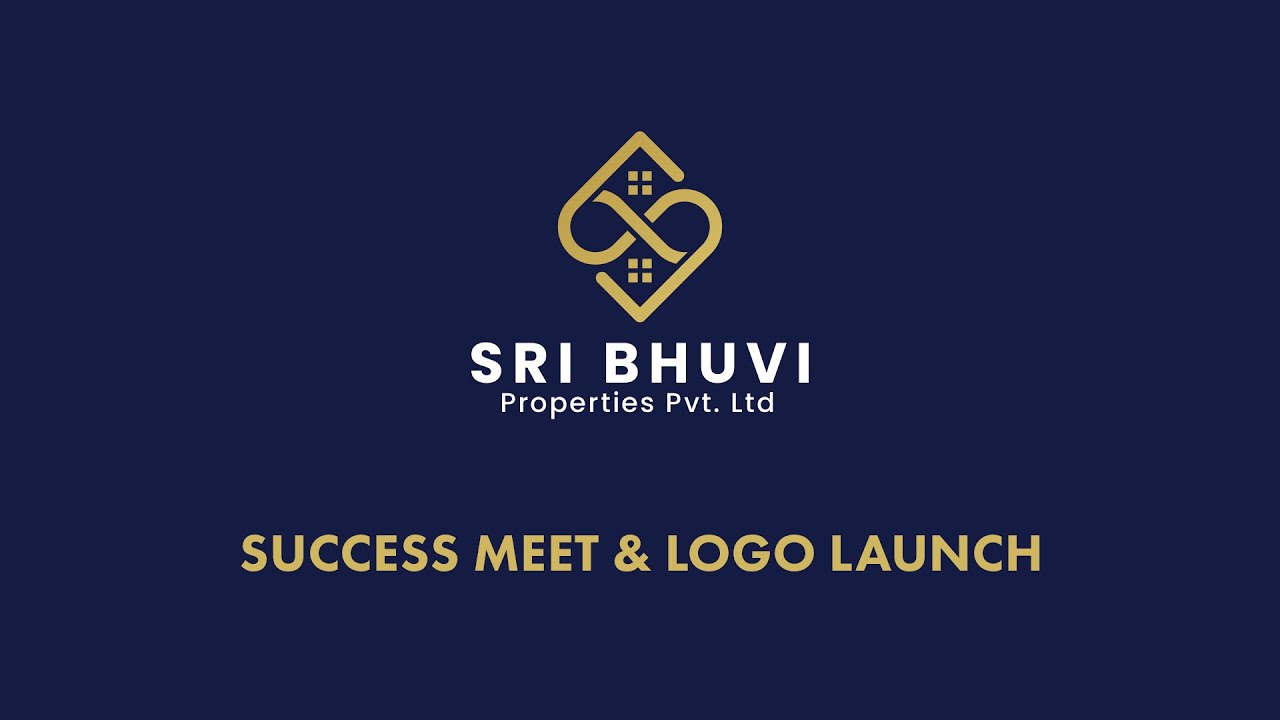 Sri Bhuvi properties pvt. ltd. New Logo Launch & Success meet - YouTube
