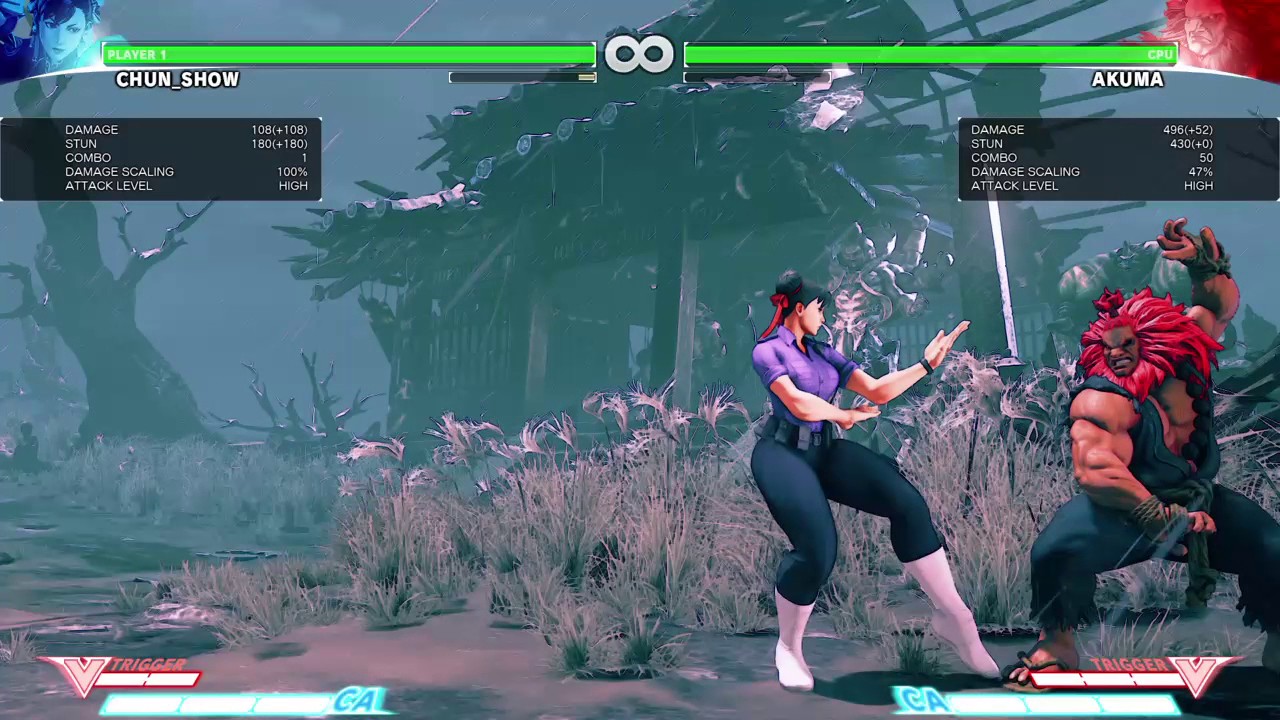 SFV Akuma Idle Tech - YouTube