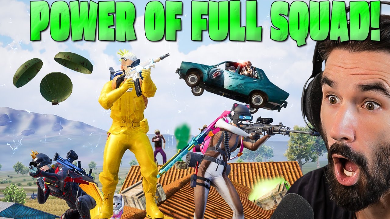 POWER Of Full Squad Against Strong Opponents 😱 PUBG MOBILE - YouTube