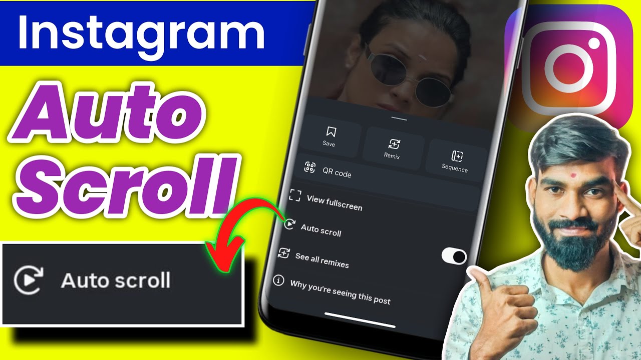 Instagram Auto Scroll Feature 🔁 | Full Explanation | Enable, Fix ...