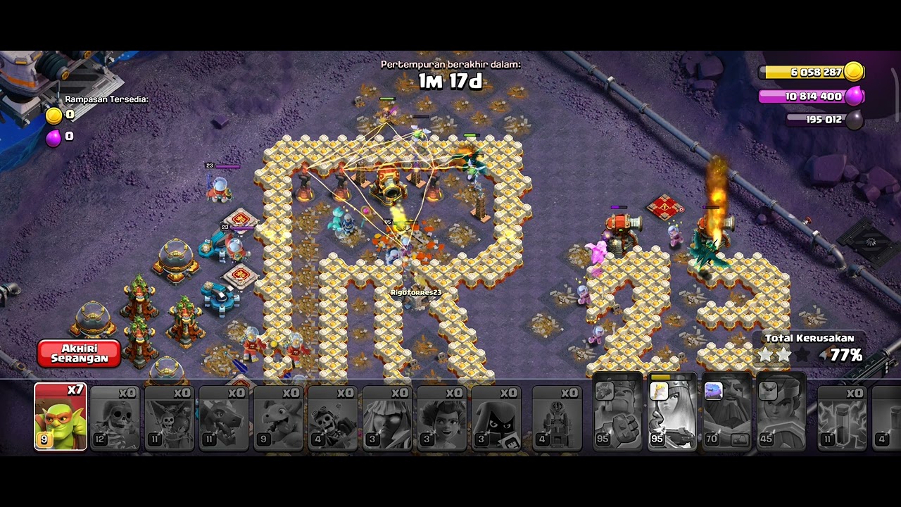 tutorial jebol tantangan #coc - YouTube