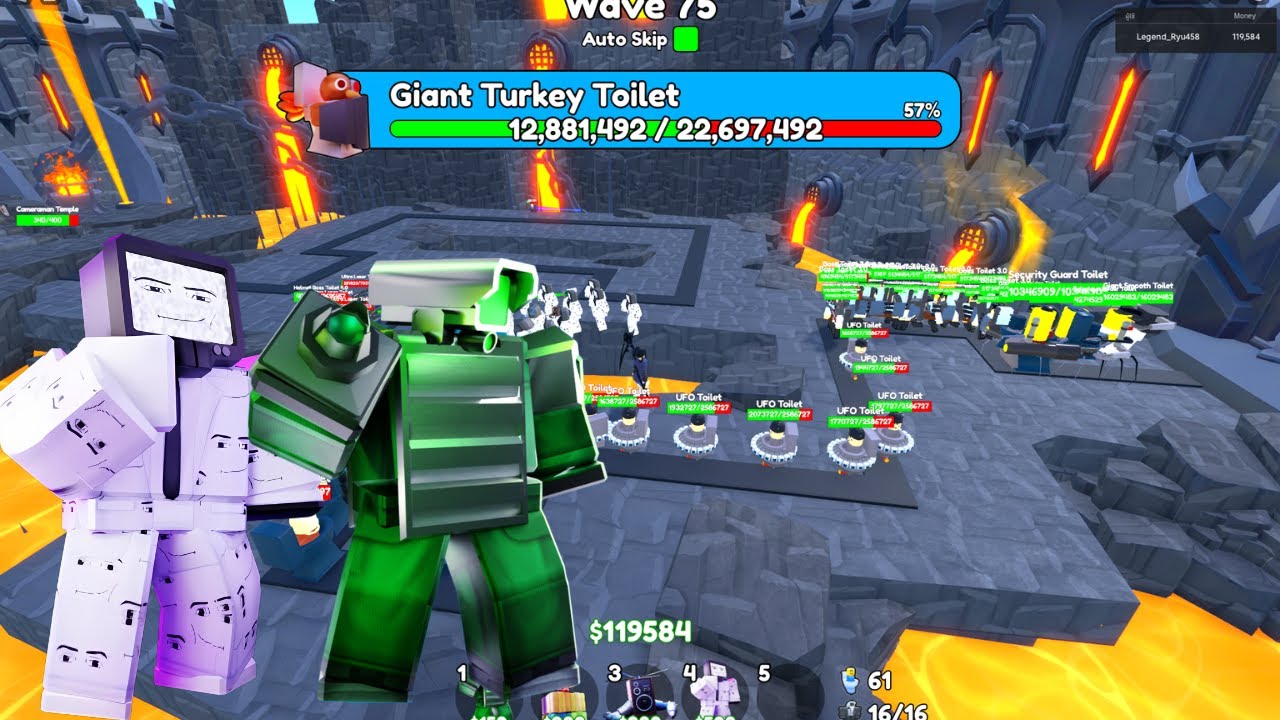 ฟาร์ม XP ใน Endless Ranks สูตรที่ 1 Mewing TV Man | Roblox Toilet Tower ...