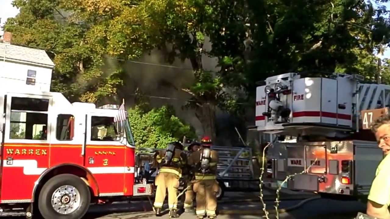 Ware, MA House Fire - YouTube
