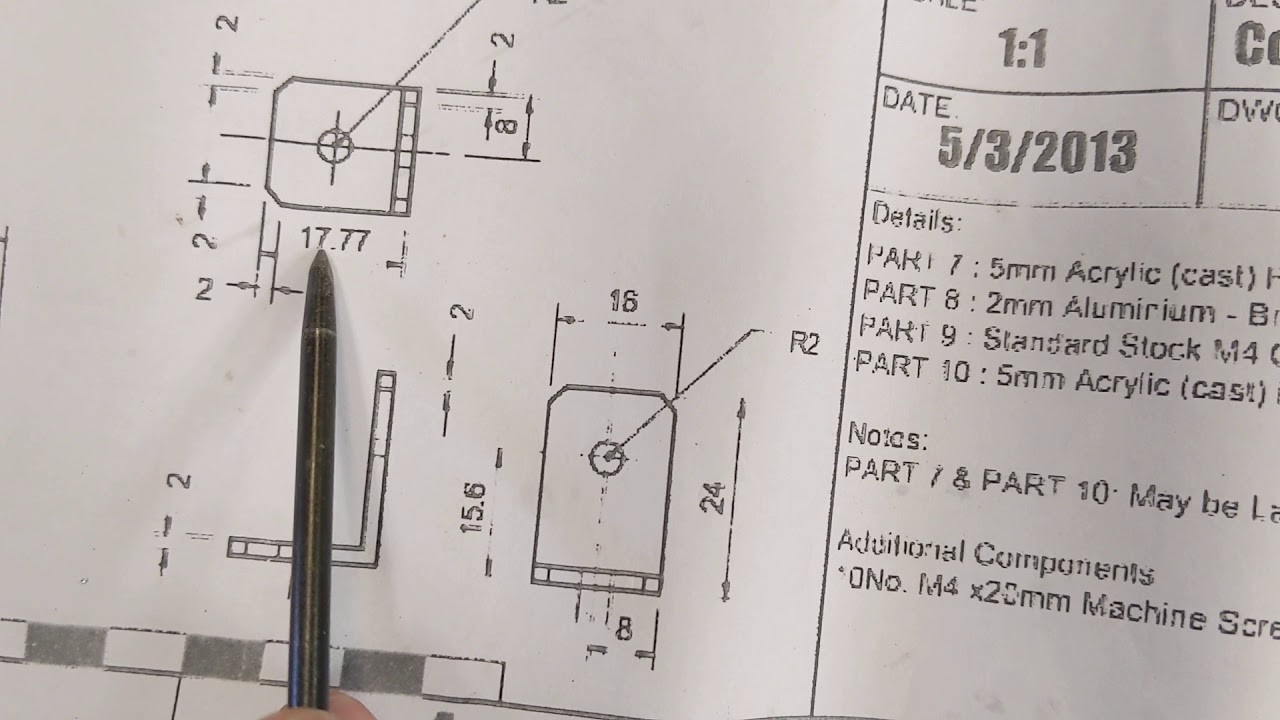making the hinge brackets - YouTube