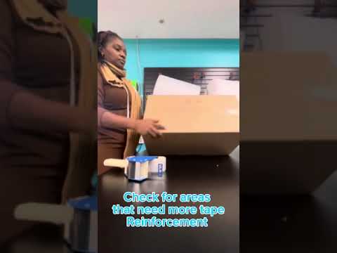 How to tape a box! - YouTube