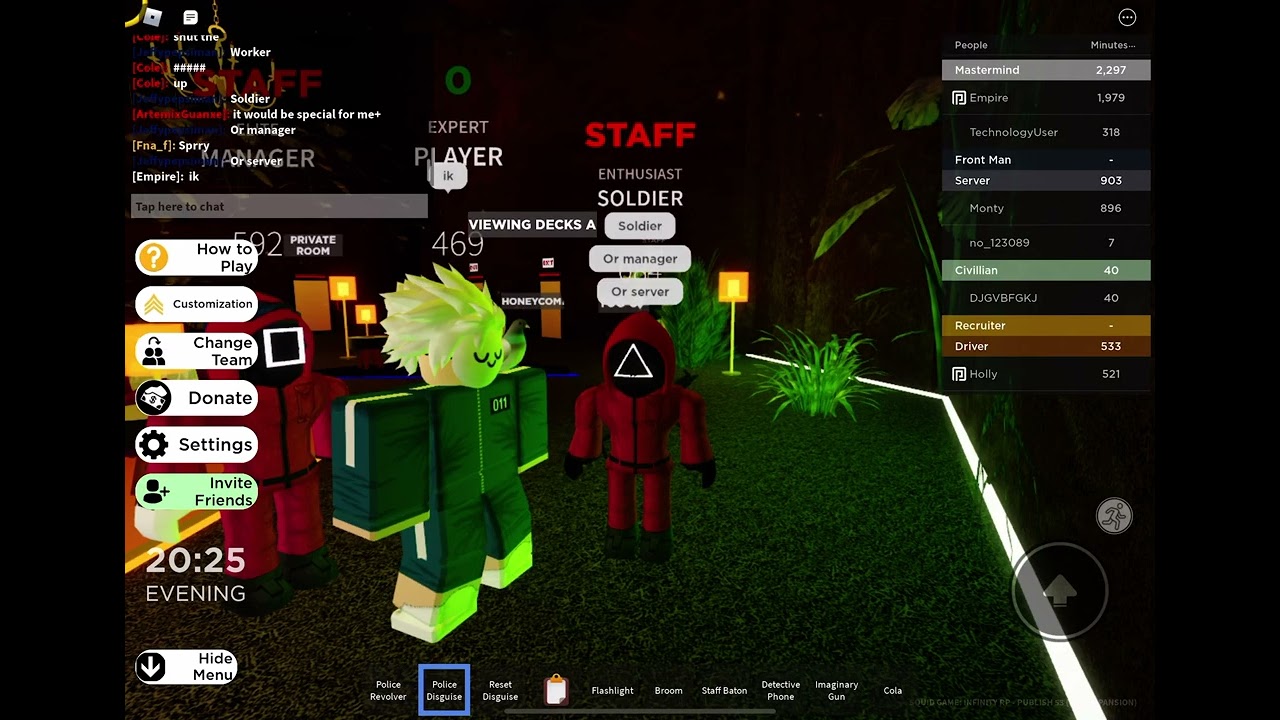 Squid game infinity rp [DETECTIVE!] - YouTube