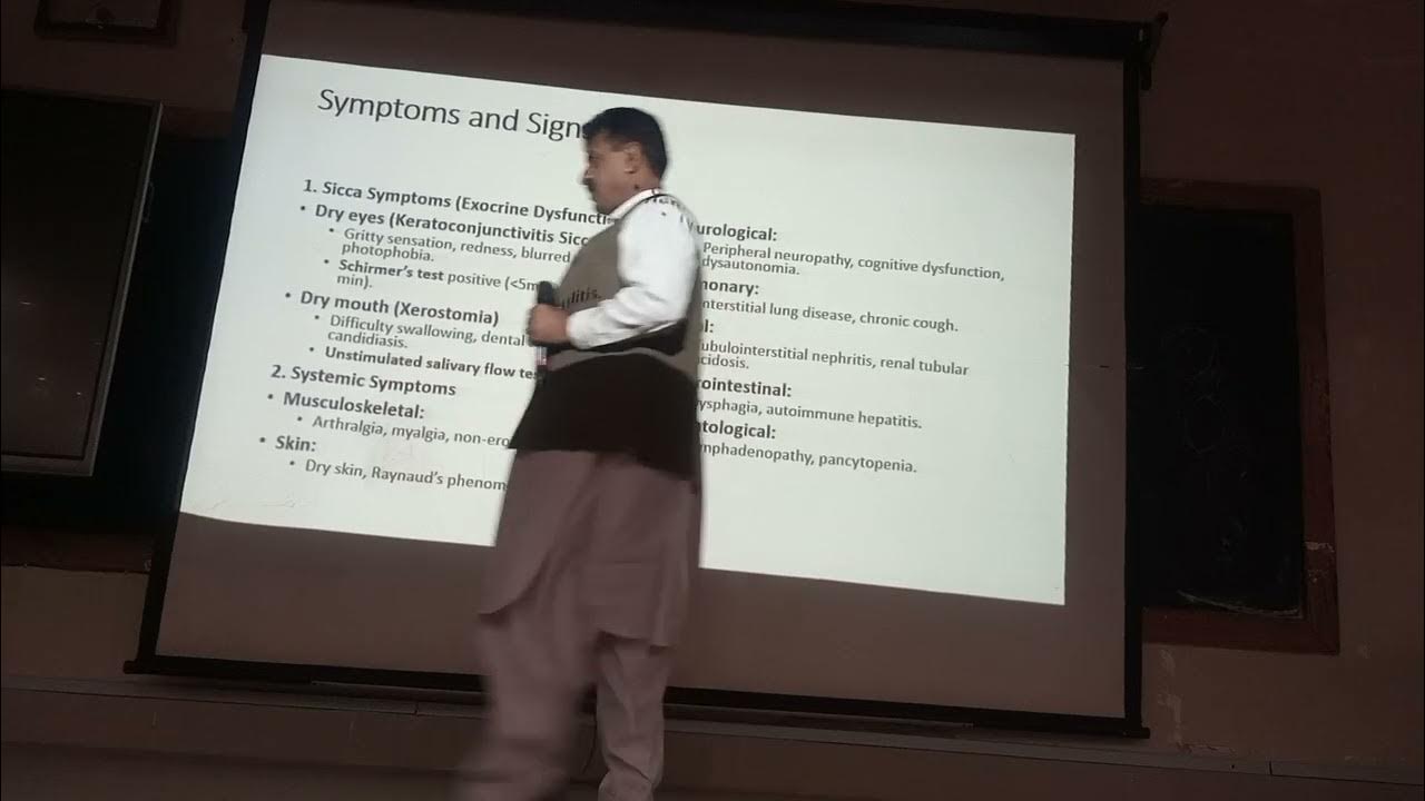 Sjogren's syndrome , Polymyalgia rheumatica, Medicine 1 lecture,Dr Anwar Ali jamali,pumhs ...