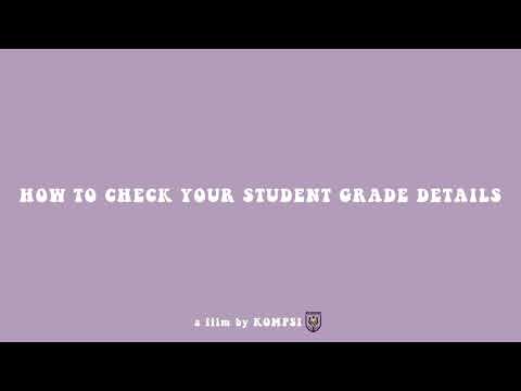 HOW TO : CHECK YOUR STUDENT GRADE DETAILS - YouTube
