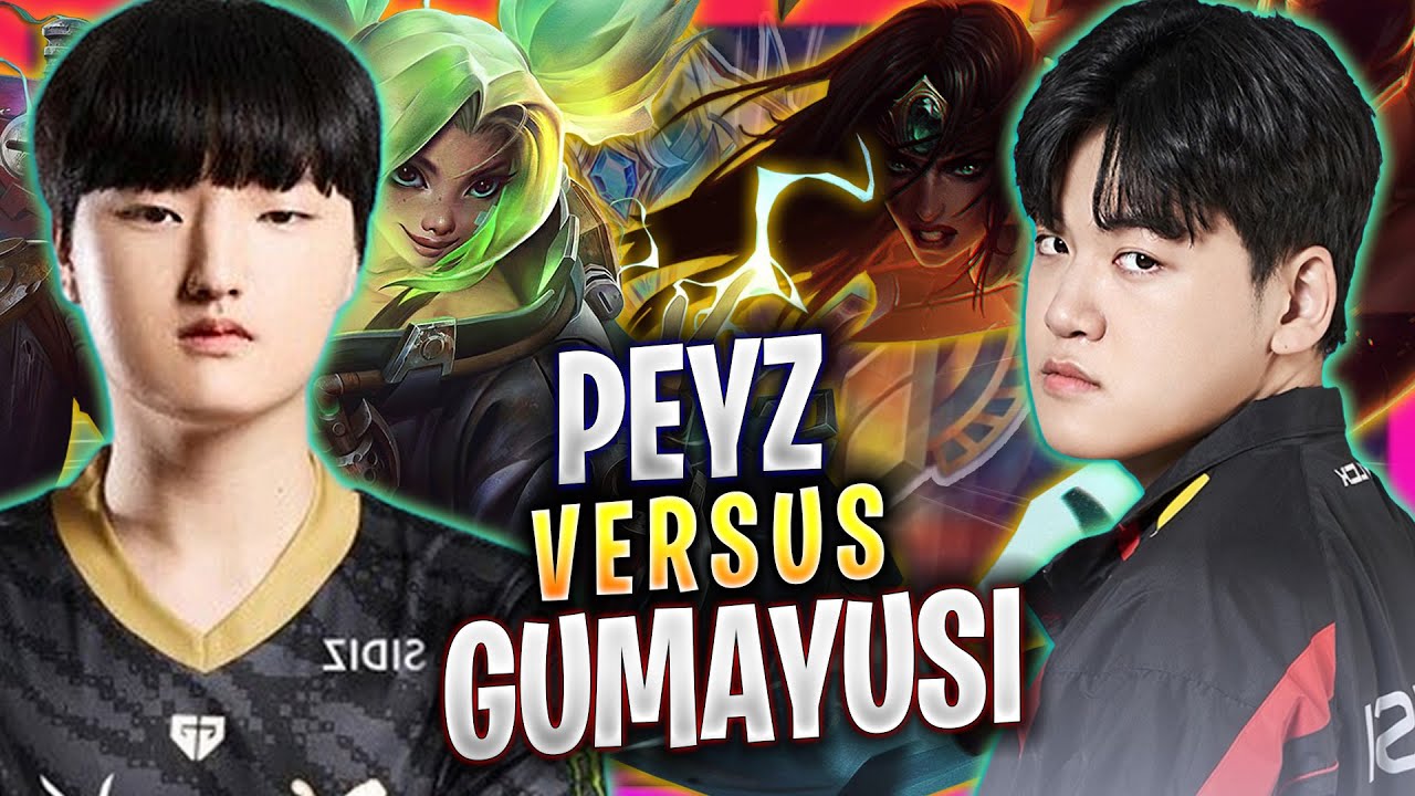 T1 GUMAYUSI vs GEN PEYZ! - T1 Gumayusi Plays Sivir ADC vs GEN Peyz Zeri! | Season 2024 - YouTube