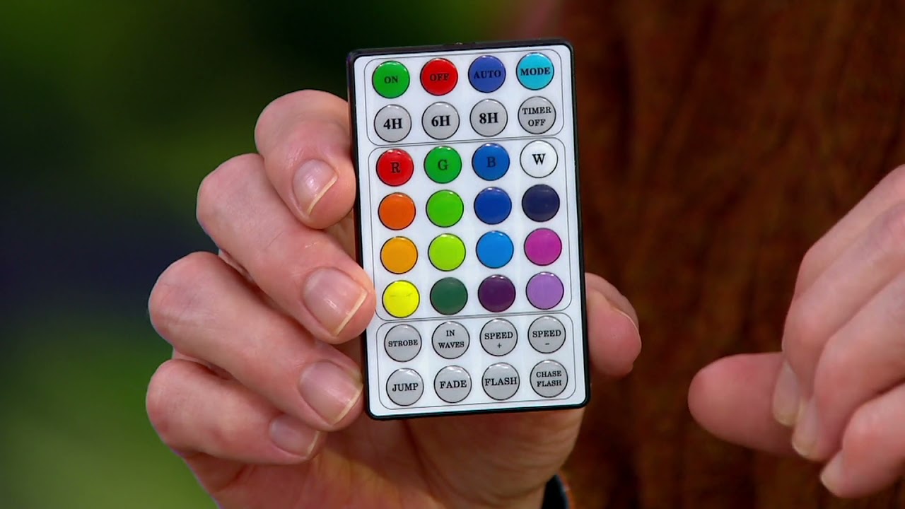 Home Reflections Color Flip Fairy Light Christmas Tree on QVC - YouTube