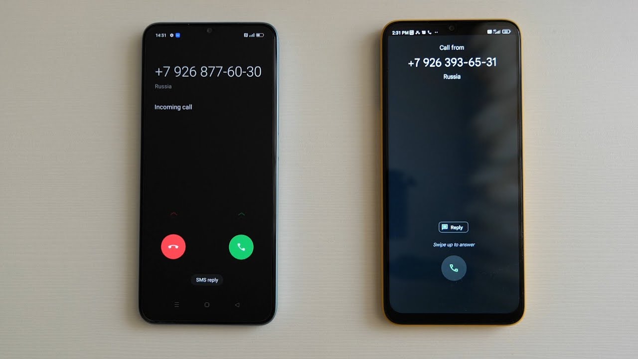 POCO M5 vs OPPO A57s incoming call - YouTube