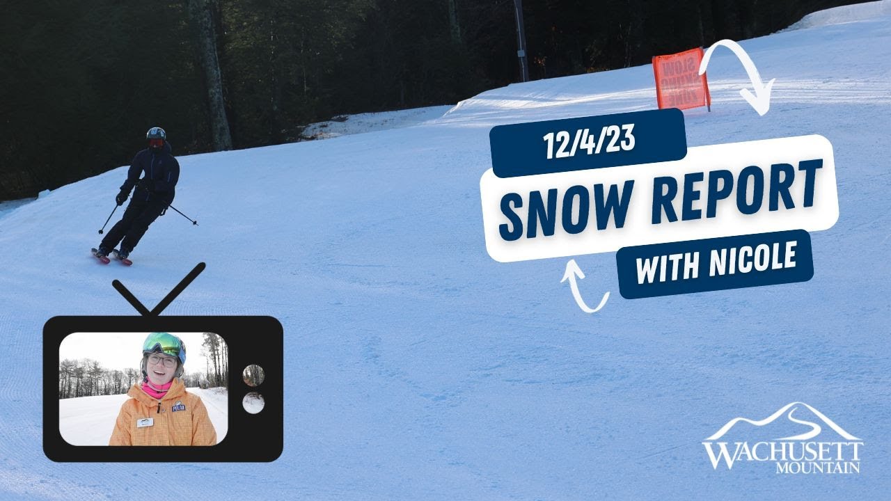 Monday December 4th Snow Report - YouTube