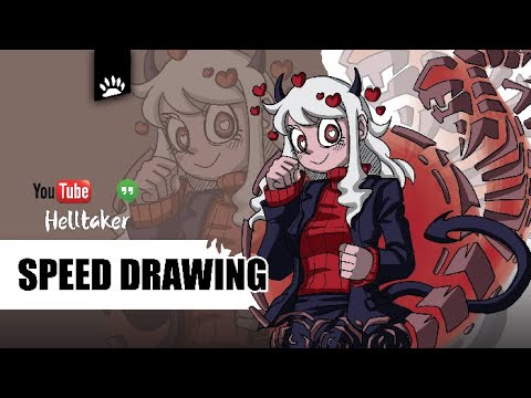 COMO DESENHAR - GAME/ HELLTAKER | SPEED DRAWING - YouTube