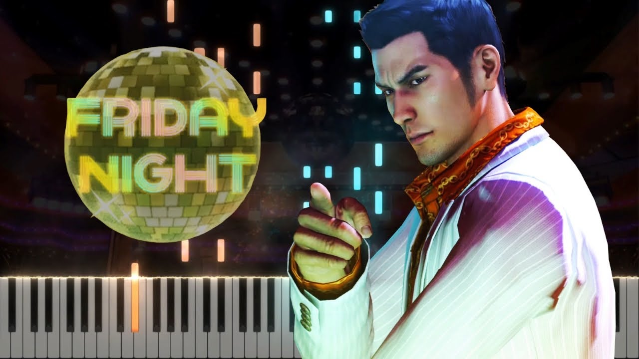 Friday Night - Yakuza 0 / 龍が如く 0 Disco Song - Piano Arrangement Chords ...