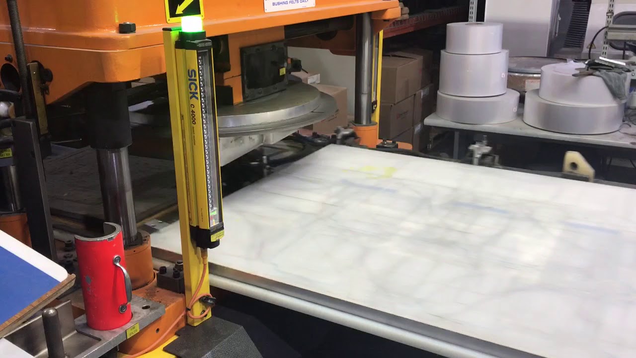 FL Smithe PHP Programmable Hydraulic Envelope Die Cutting Press Rebuilt ...