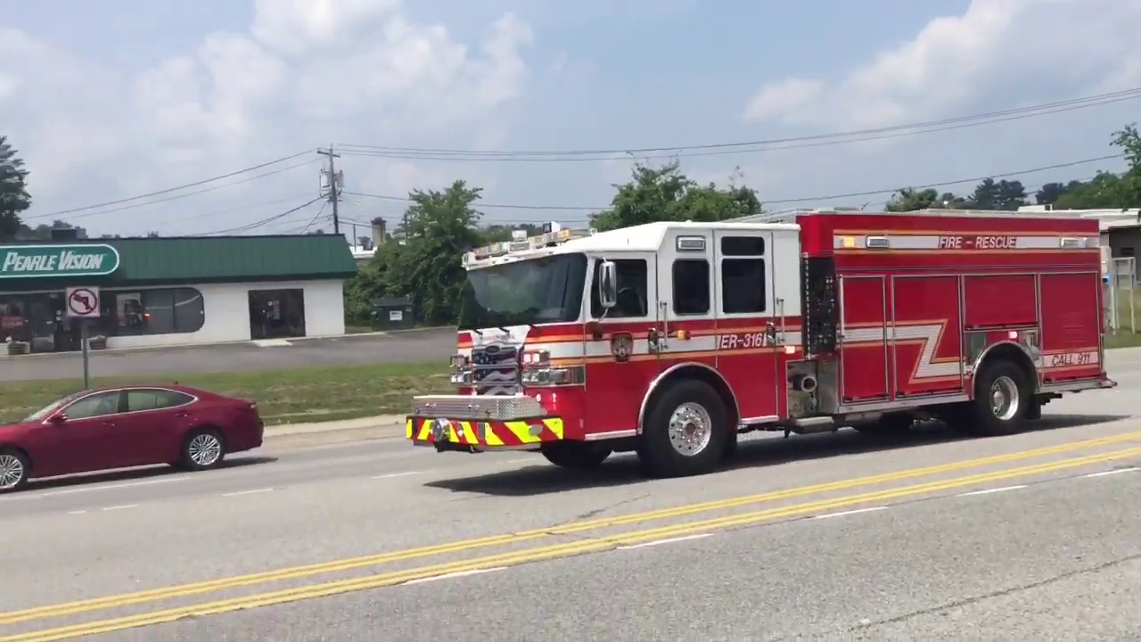 Queensbury Central Fire Engine 315, Tower 1, and. *NEW* Engine Rescue ...