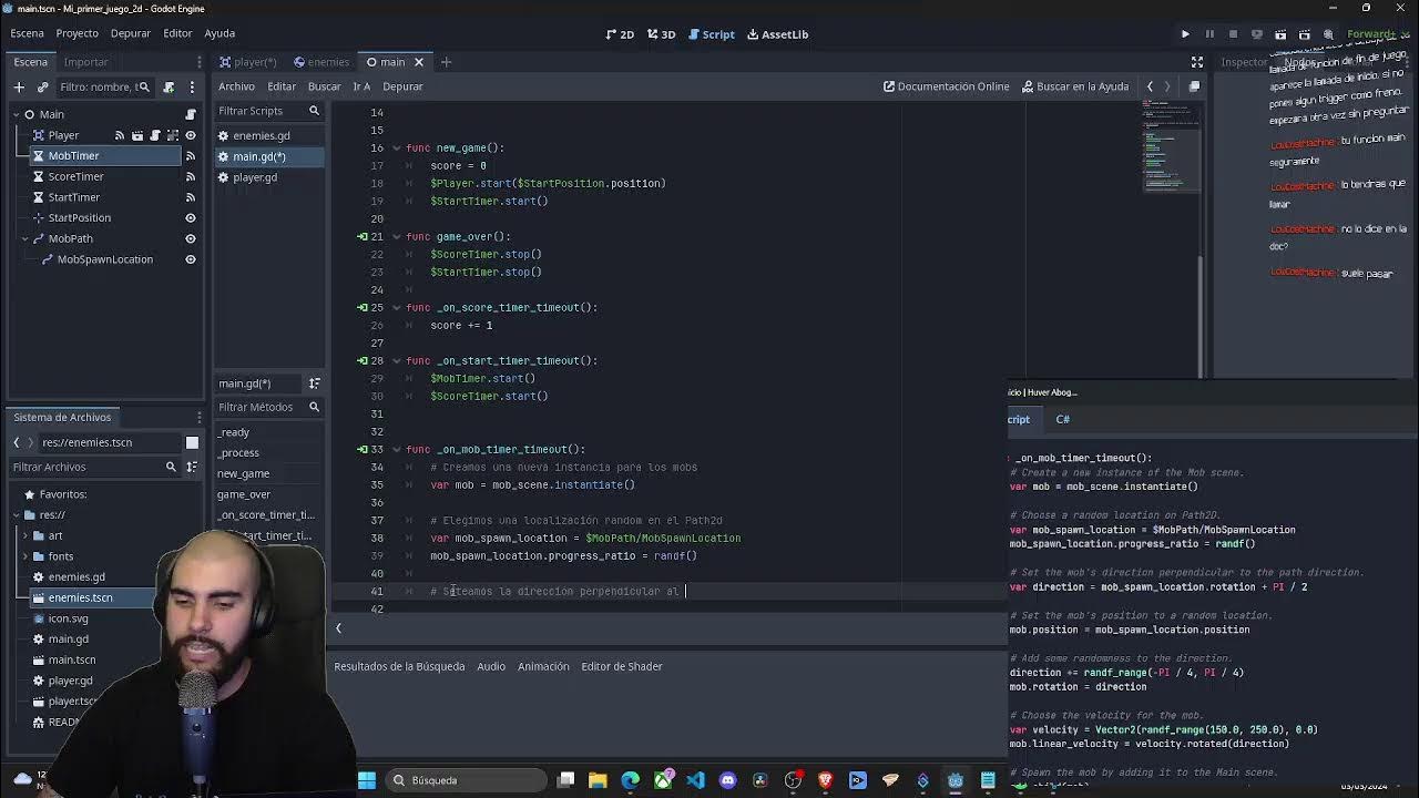 Programando mi primer videojuego 2d y Fallout New Vegas! / GODOT! - YouTube
