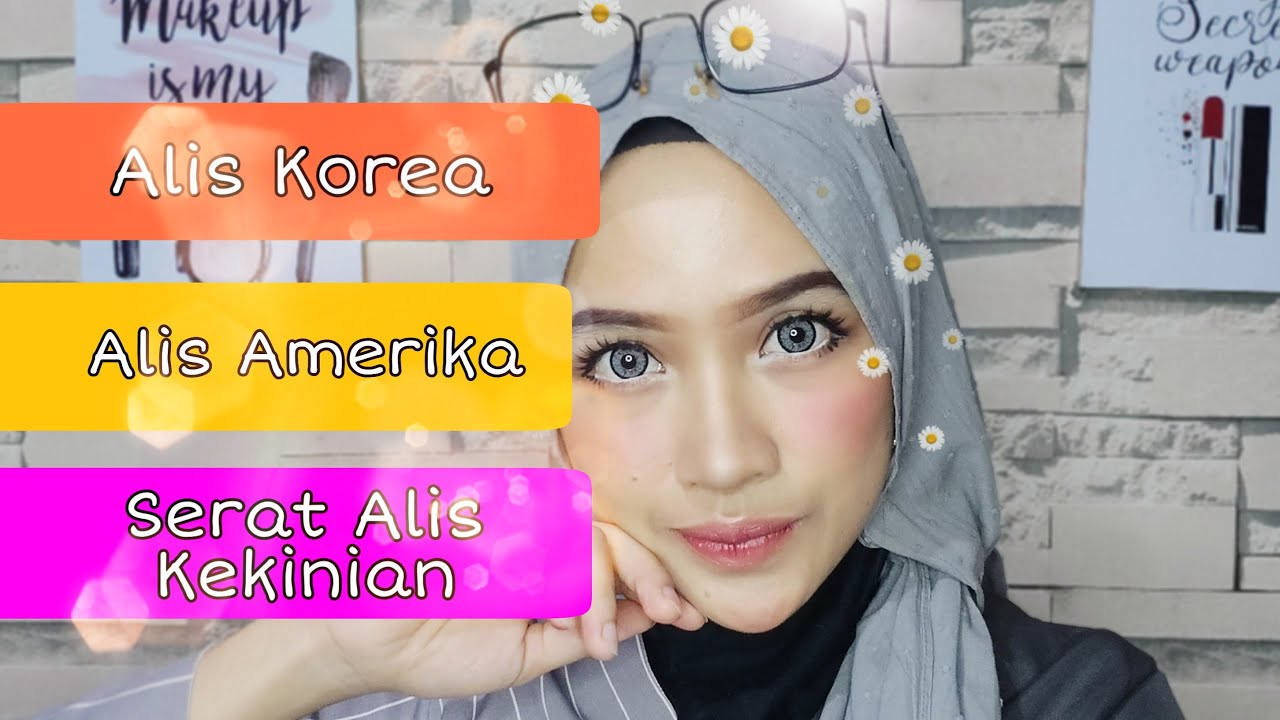 ALIS BARU di Hari Raya! | Tutorial Simple 3 Bentuk Alis - YouTube