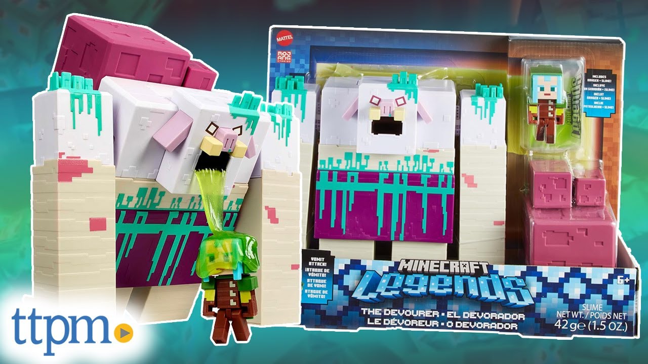 Minecraft Legends The Devourer Figure - YouTube