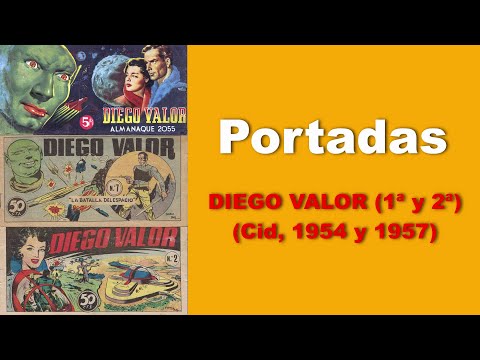 Todas las portadas de las series de Diego Valor (Cid, 1954 y 1957)