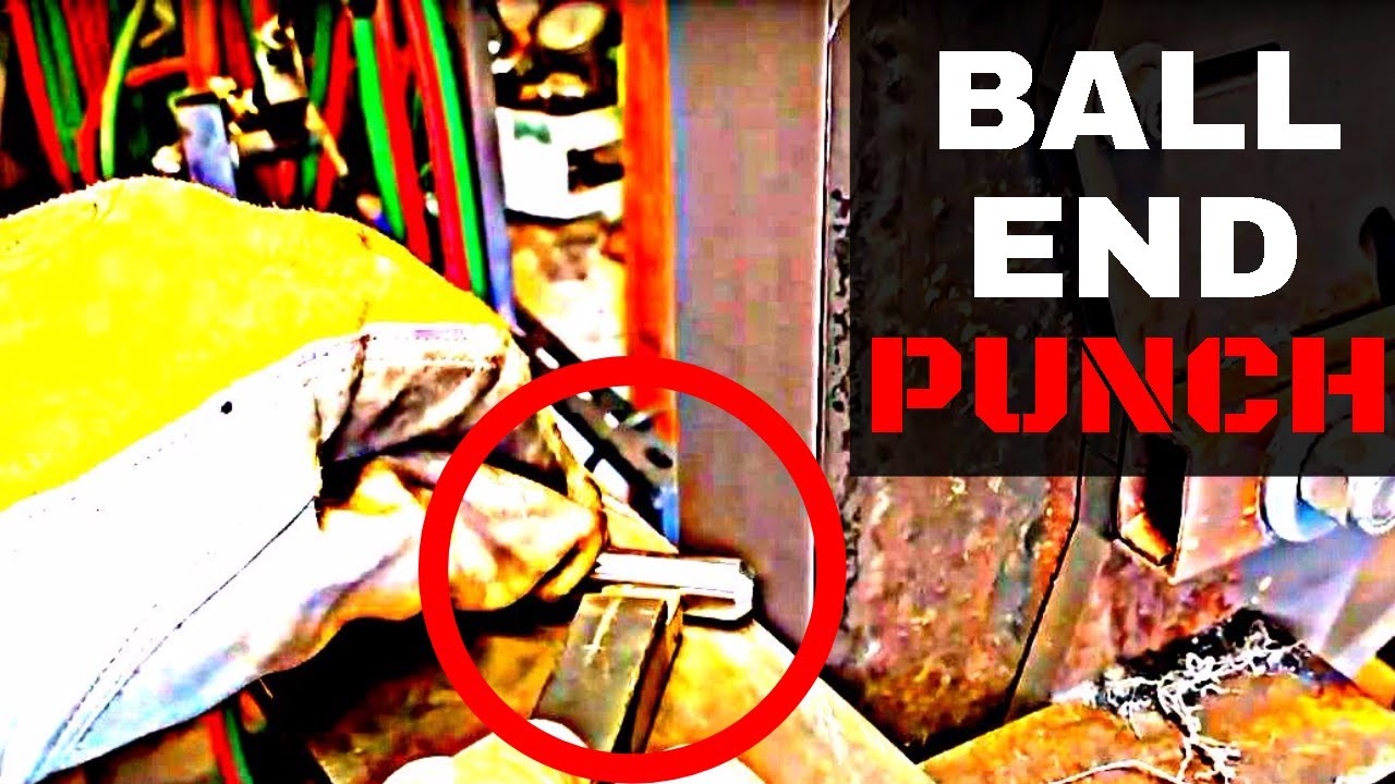 Making a Ball Punch from Stainless Steel (Blacksmith Tool Making) - YouTube