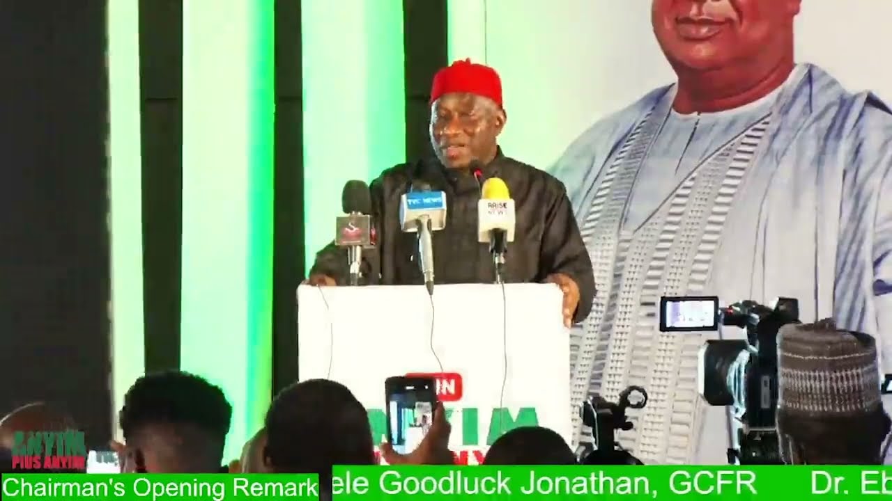 FULL SPEECH OF FORMER PRESIDENT DR. GOODLUCK EBELE JONATHAN AT MY 61ST ...