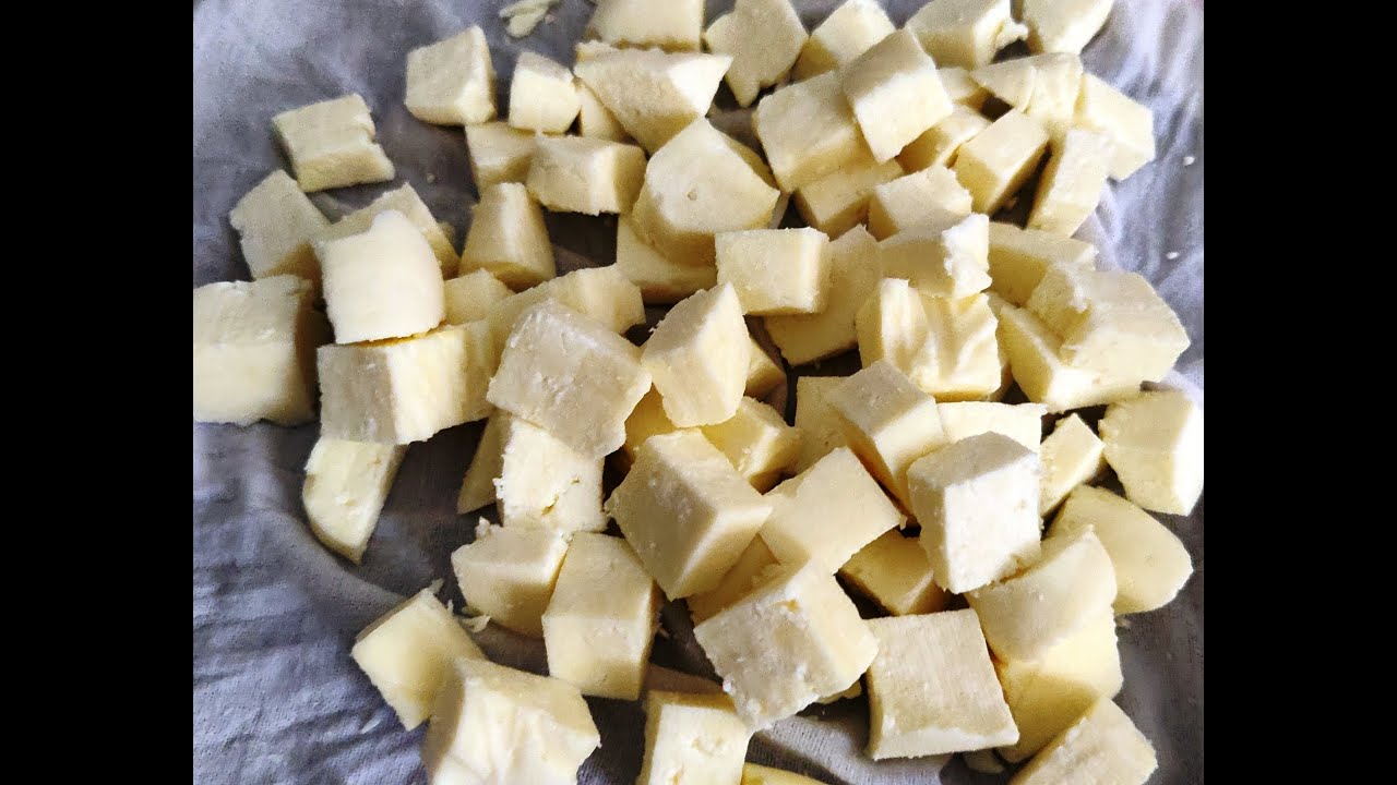 Homemade paneer - how to make with simple steps - YouTube