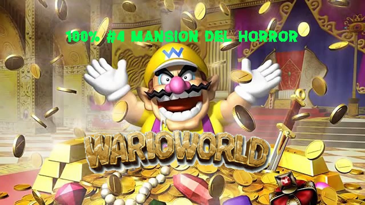Wario World Guía 100% Mansión del Horror Parte 4 - YouTube