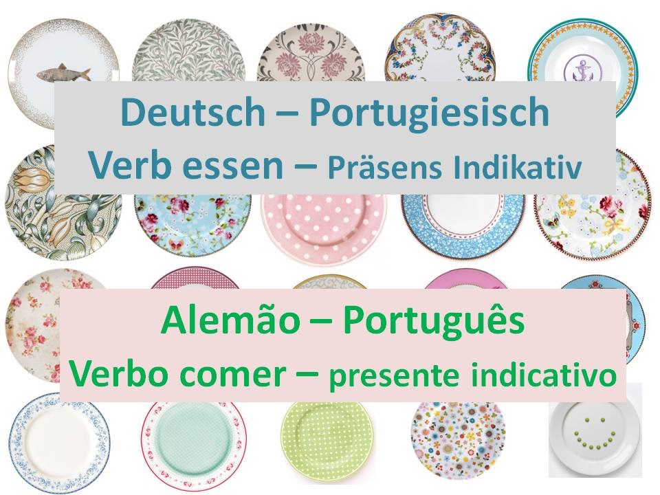 🍽 Verbo comer em alemão - Verb essen auf Portugiesisch - YouTube